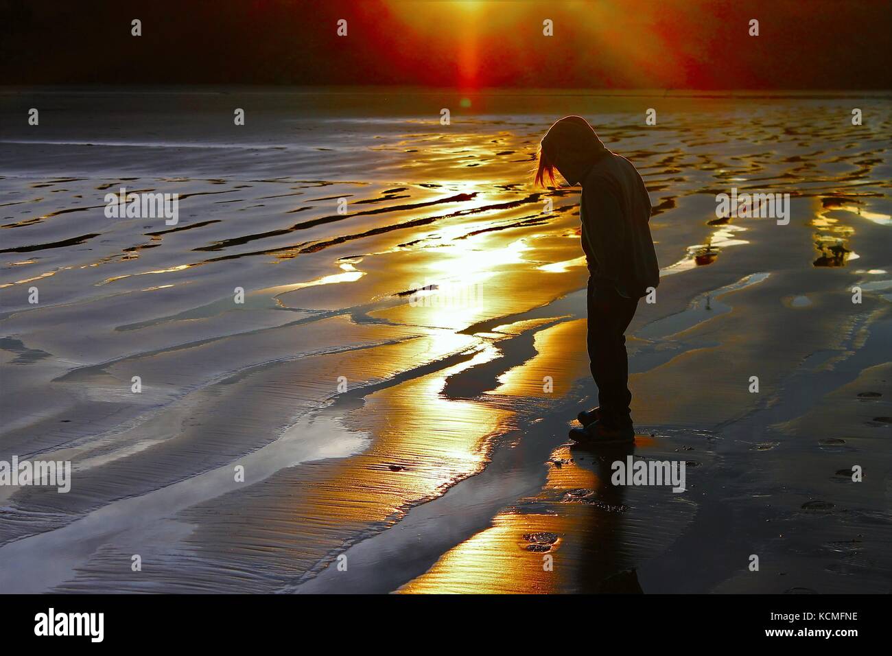 In their own world Stock Photo - Alamy