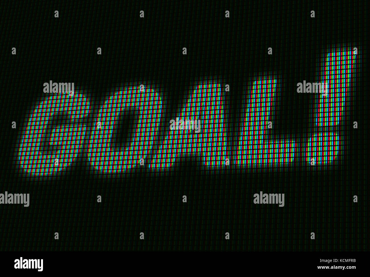 Goal on the LED Scoreboard Screen Stock Photo - Alamy