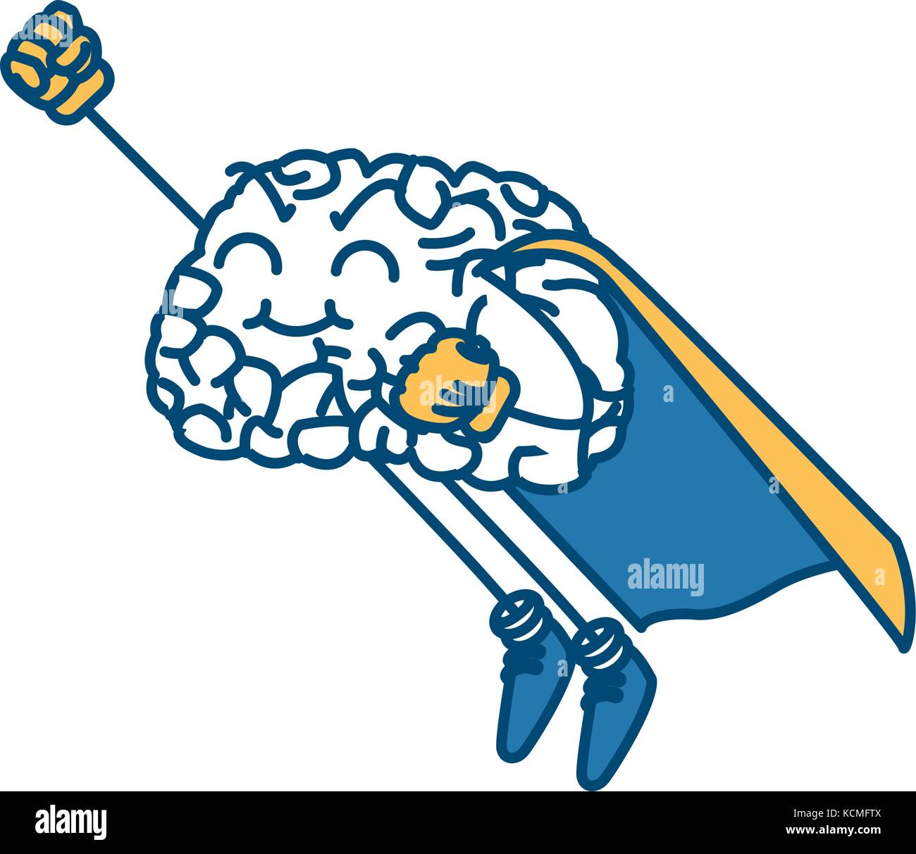 Super hero brain cartoon Stock Vector Image & Art - Alamy