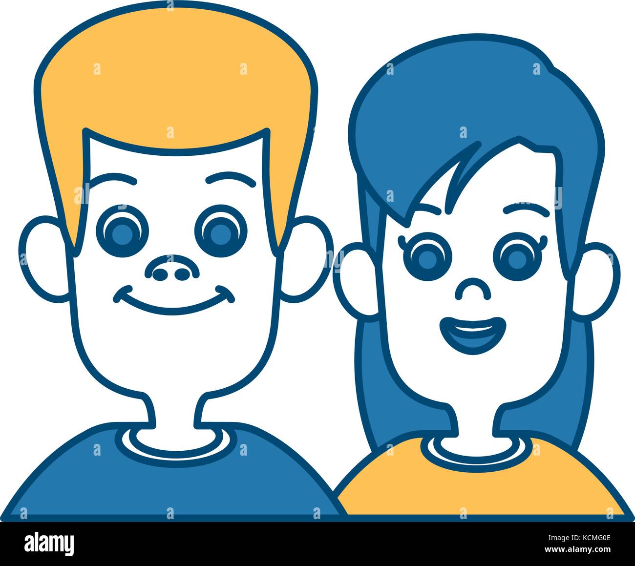 Kids friends cartoon Stock Vector Image & Art - Alamy