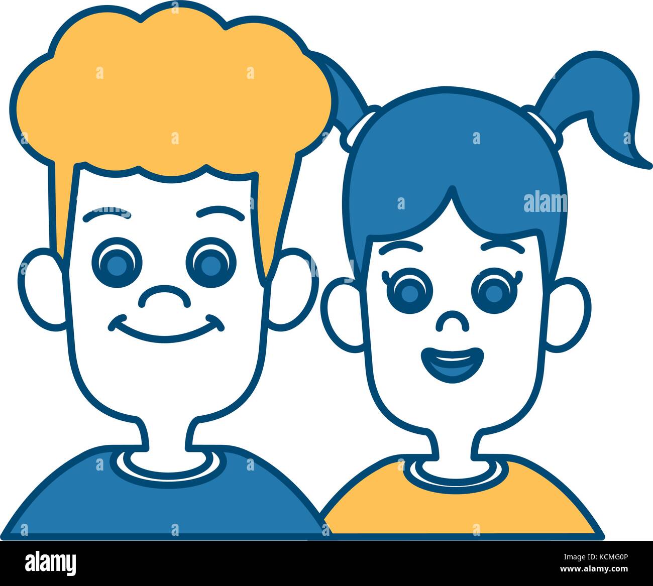 Kids friends cartoon Stock Vector Image & Art - Alamy