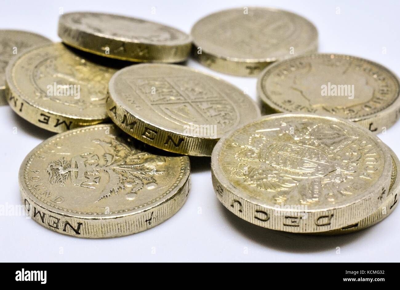 2017 british pound coins hi-res stock photography and images - Alamy