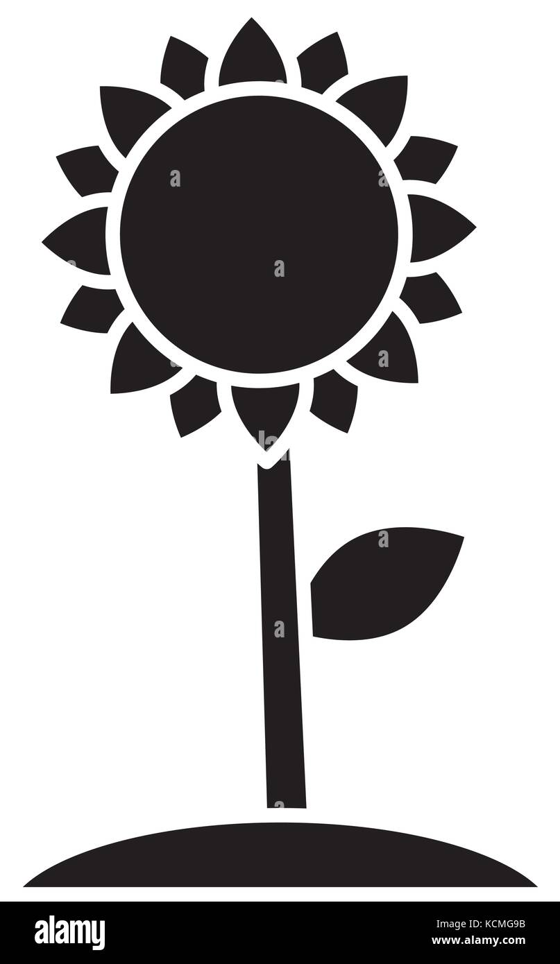 Beautiful sunflower symbol Stock Vector Image & Art - Alamy