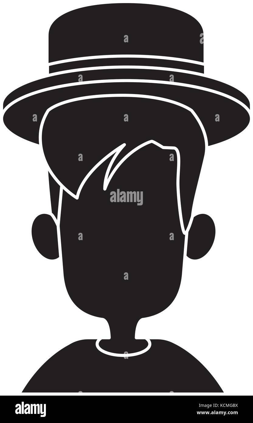 Man with hat Stock Vector Image & Art - Alamy