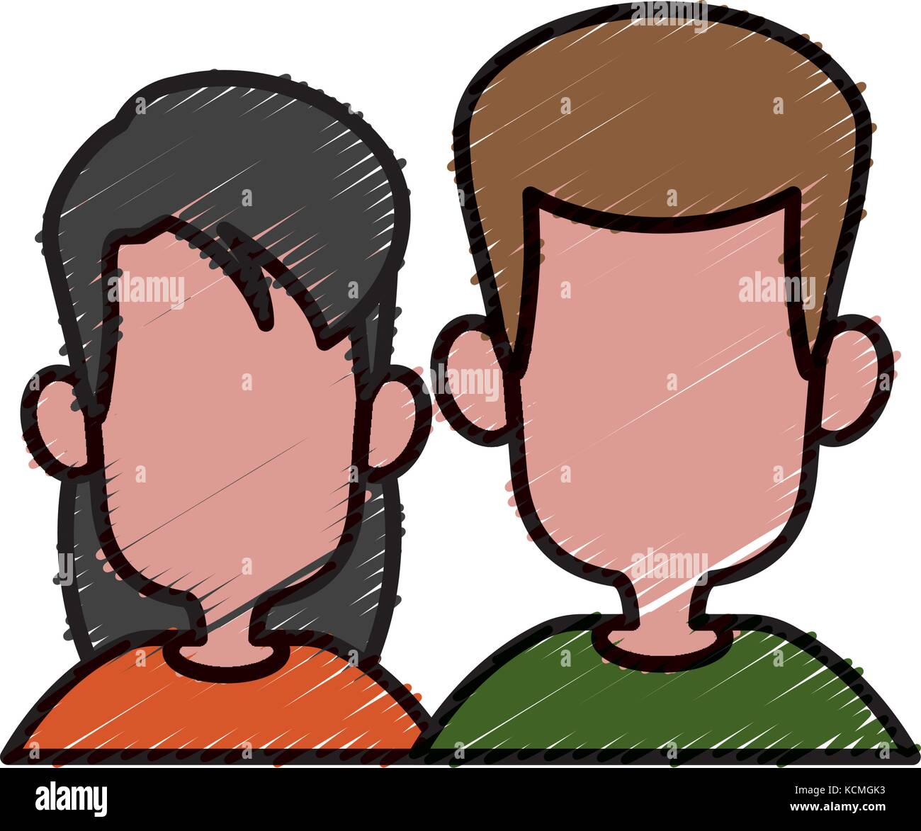 Kids friends cartoon Stock Vector Image & Art - Alamy