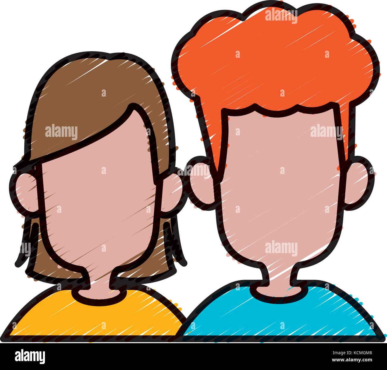 Kids friends cartoon Stock Vector Image & Art - Alamy