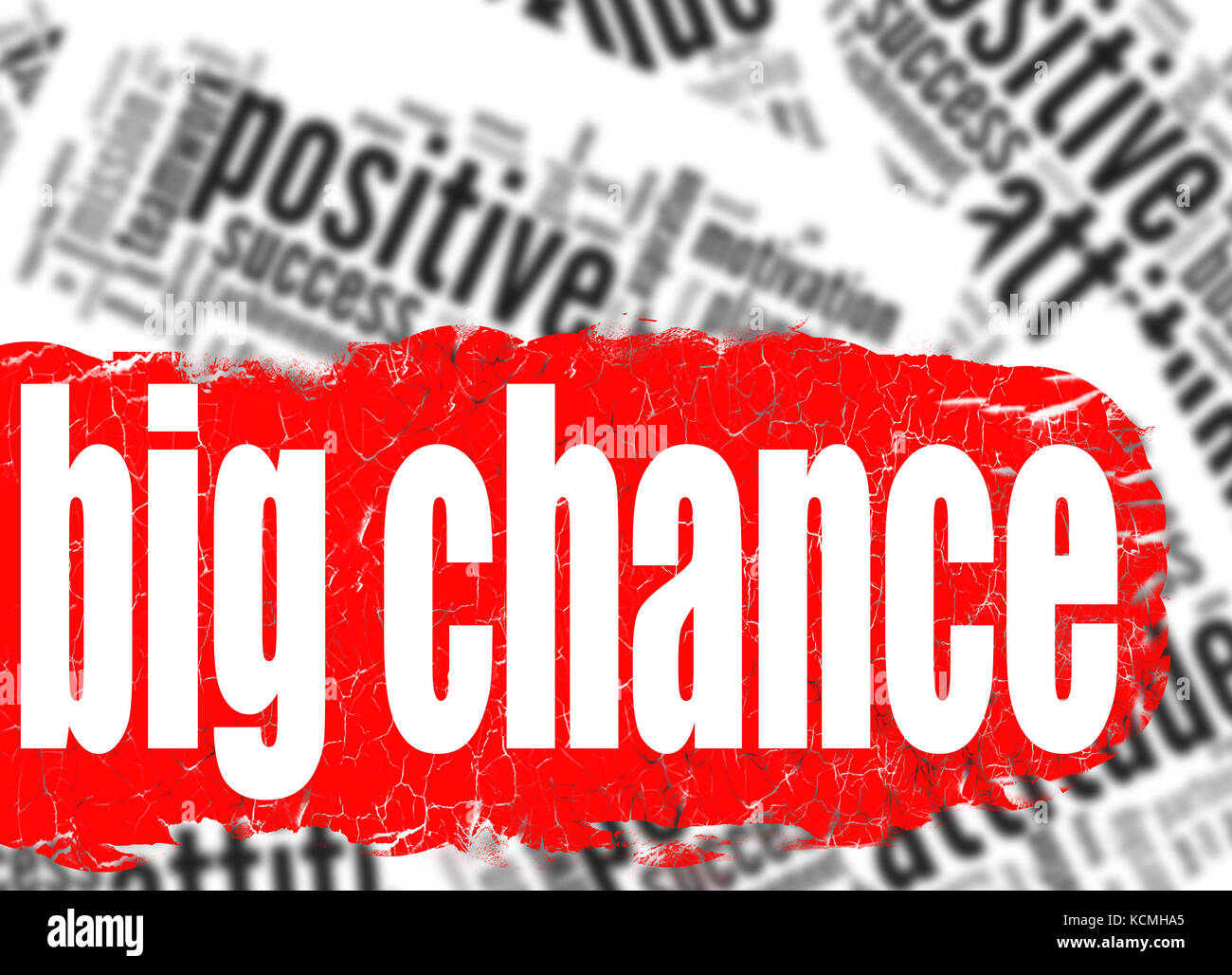 Word cloud big chance image with hi-res rendered artwork that could be ...
