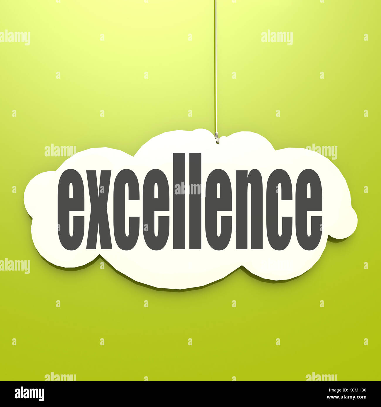 White cloud with excellence image with hi-res rendered artwork that ...