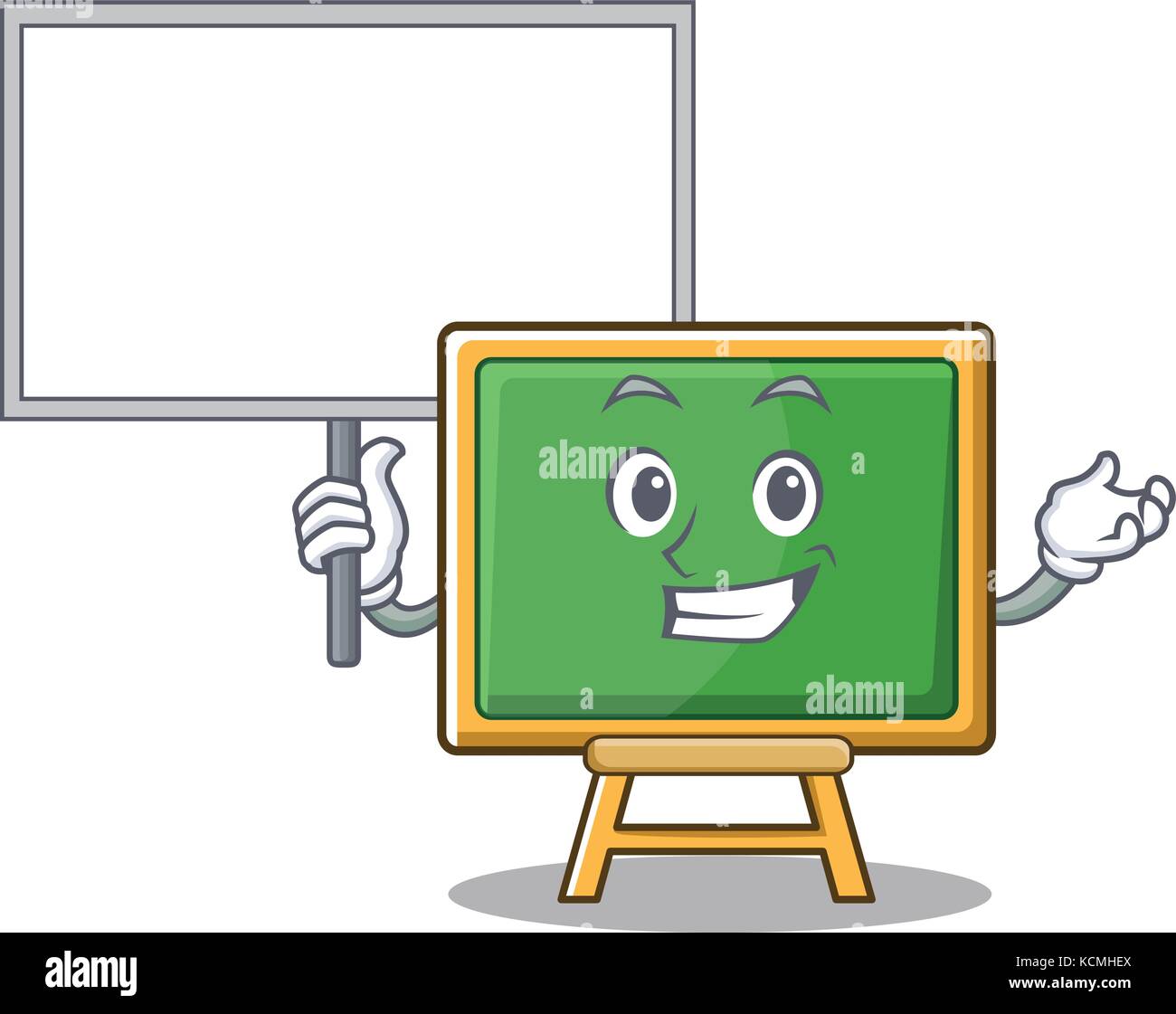 Bring board chalk board character cartoon Stock Vector Image & Art - Alamy