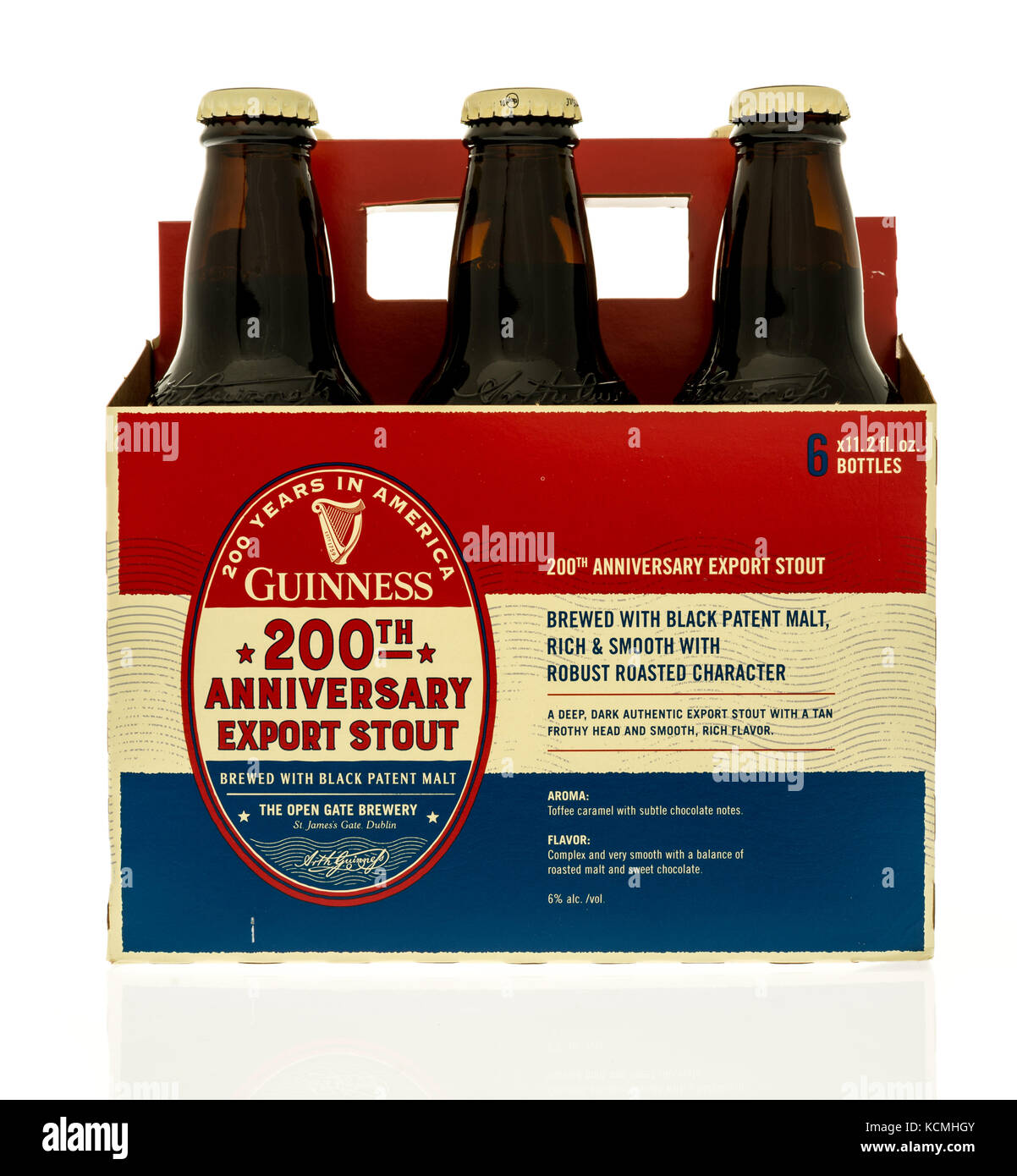 Winneconne, WI - 4 October 2017: A Six pack of Guinness 200th ...
