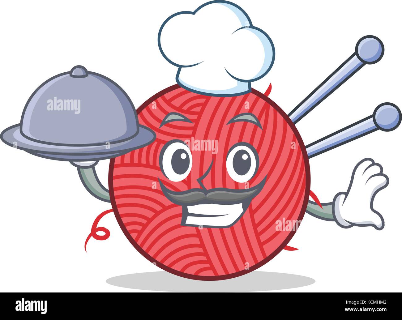 Chef knitting character cartoon style Stock Vector Image & Art - Alamy