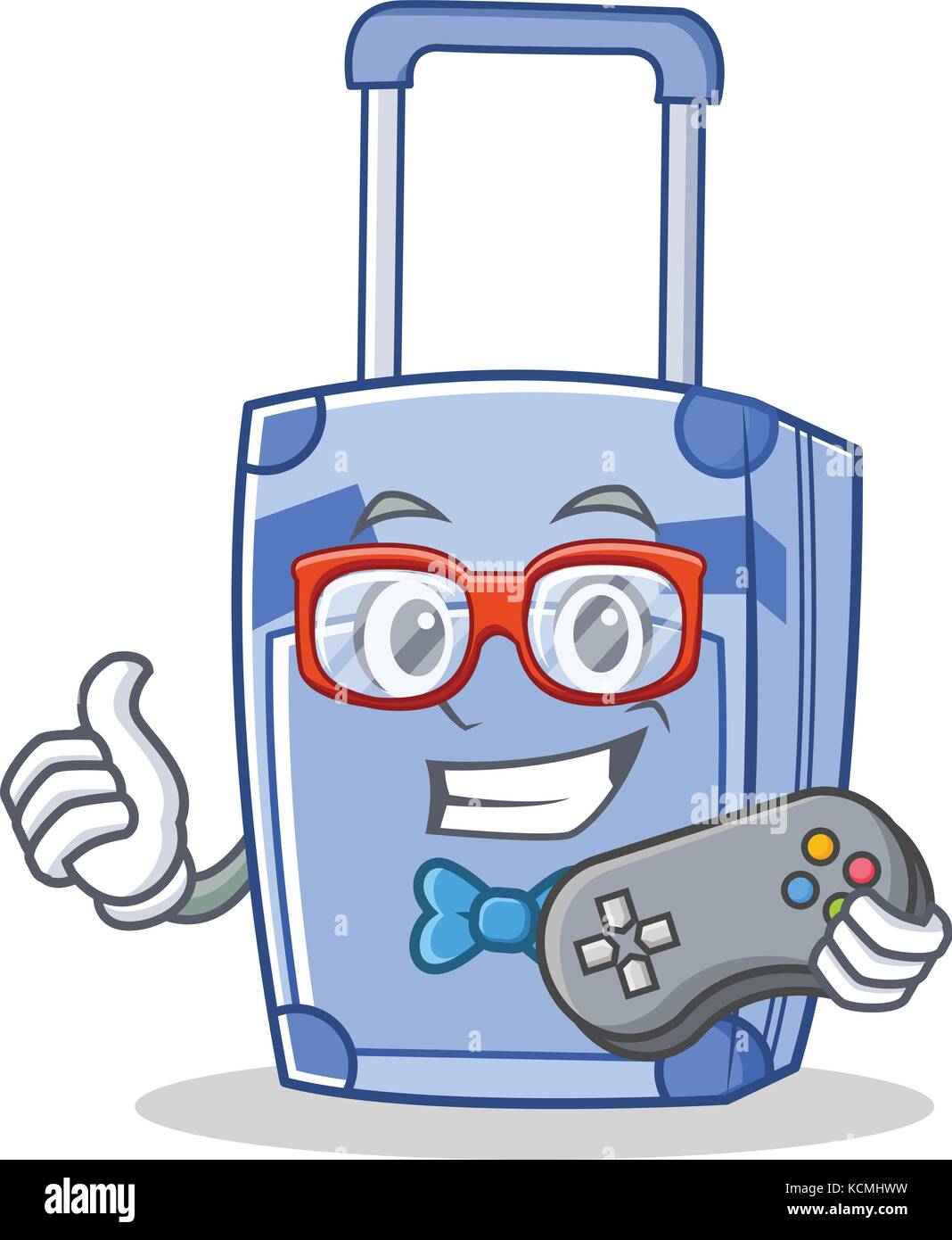 Gamer suitcase character cartoon style Stock Vector Image & Art - Alamy