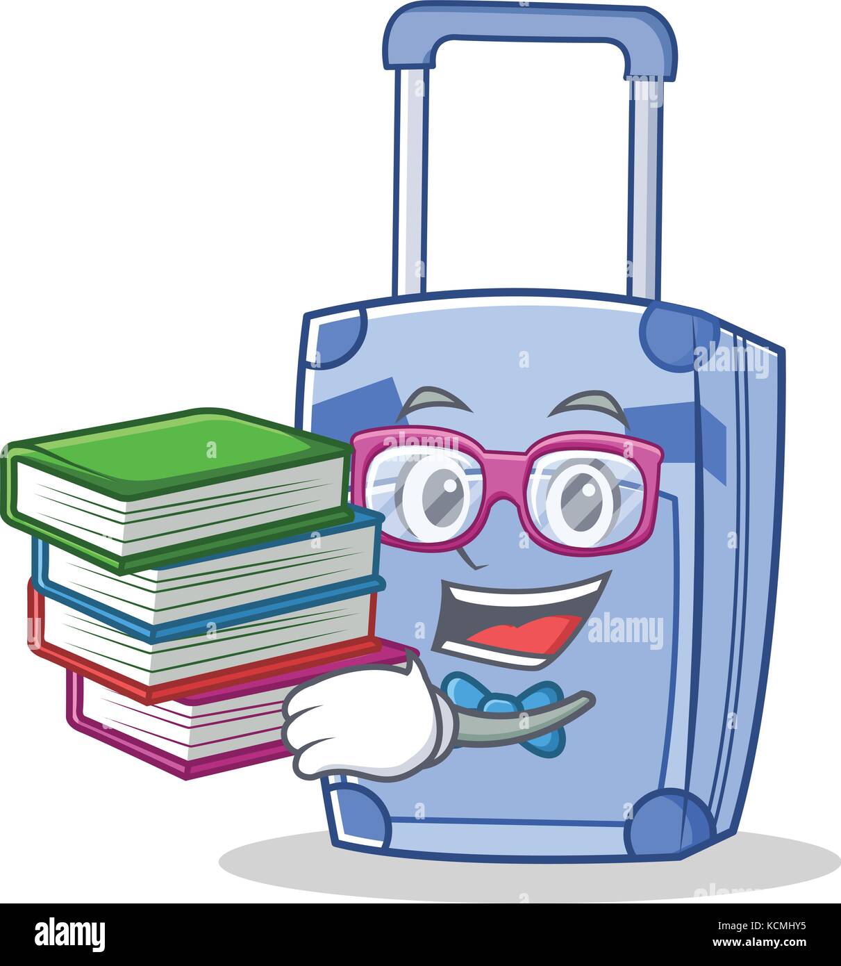 Geek suitcase character cartoon style Stock Vector Image & Art - Alamy