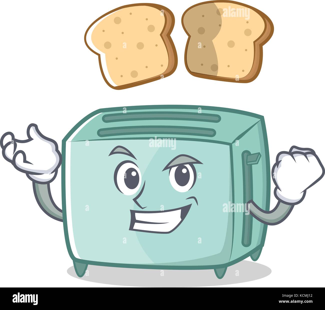 Successful toaster character cartoon style Stock Vector Image & Art - Alamy