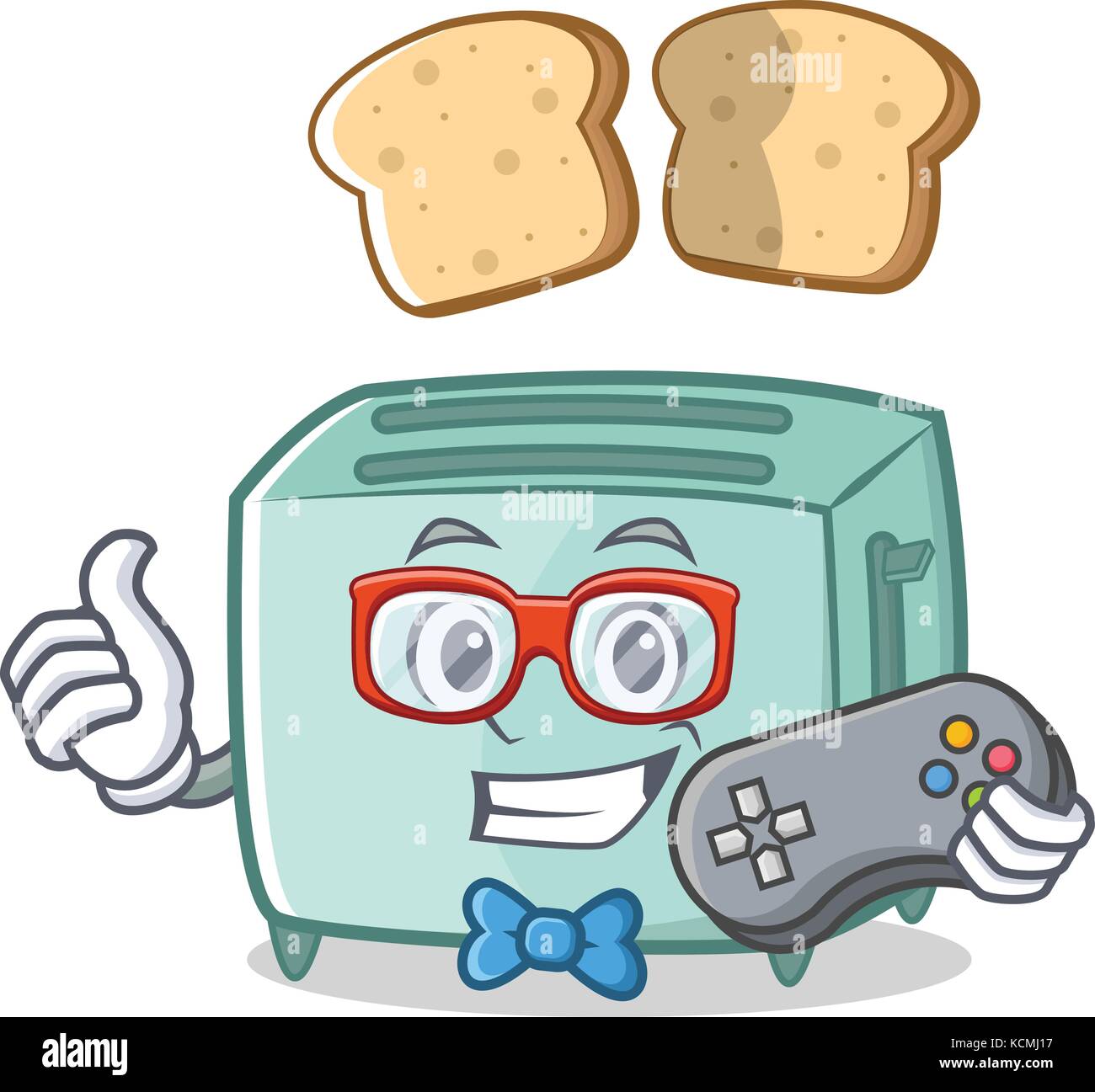 Gamer toaster character cartoon style Stock Vector Image & Art - Alamy