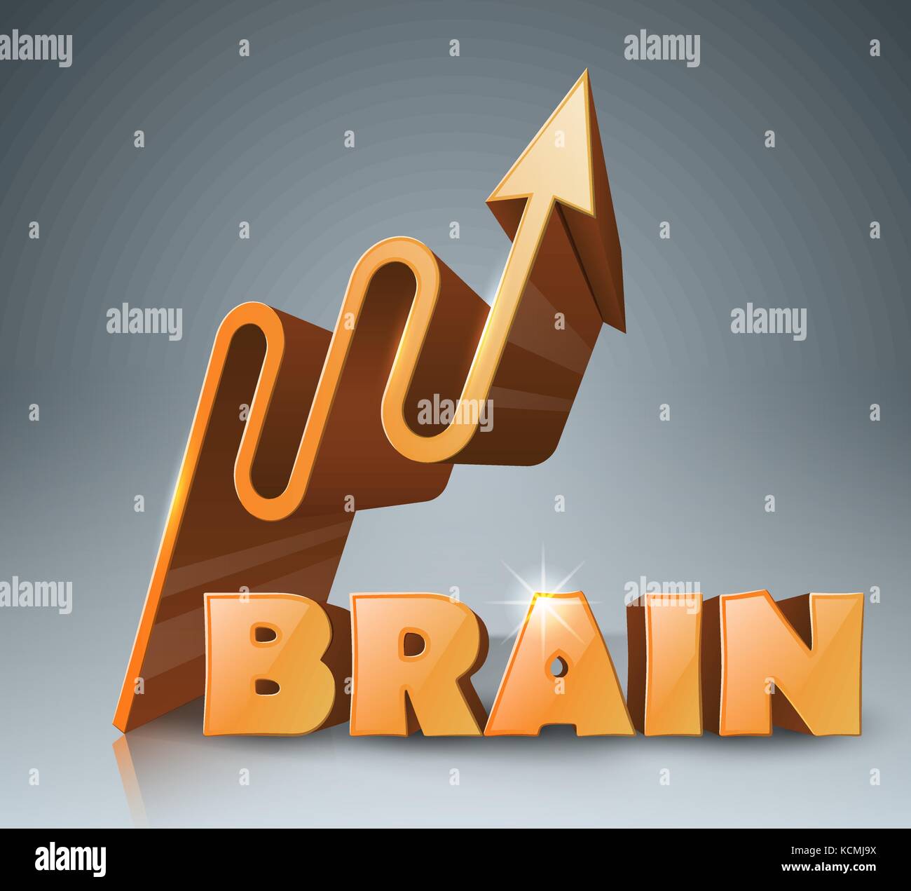 Brain 3d business infographics Stock Vector Image & Art - Alamy
