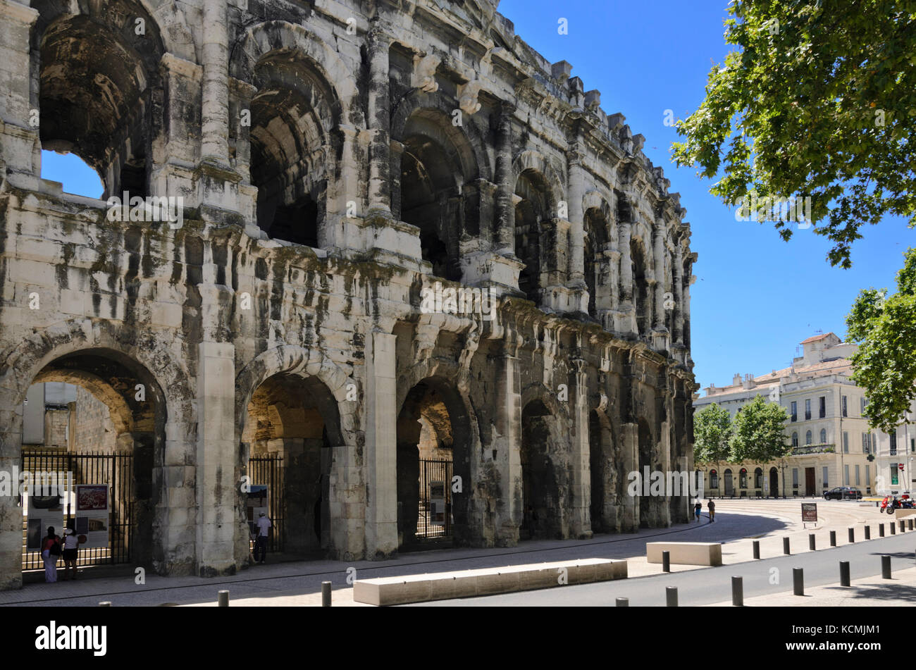 Amphitheater, Nîmes, France Stock Photo - Alamy