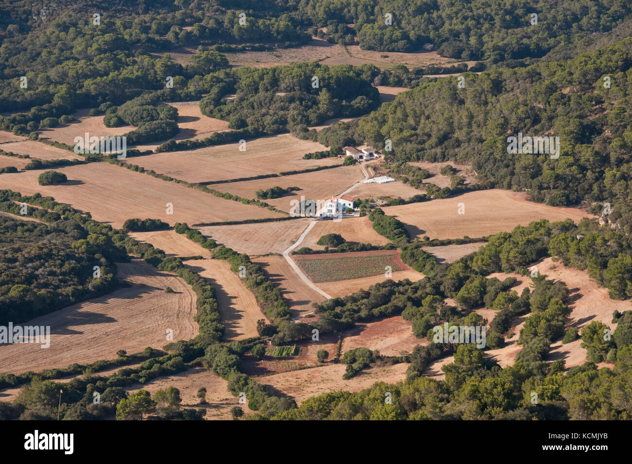 The view from Monte Toro, Menorca, Spain Stock Photo - Alamy