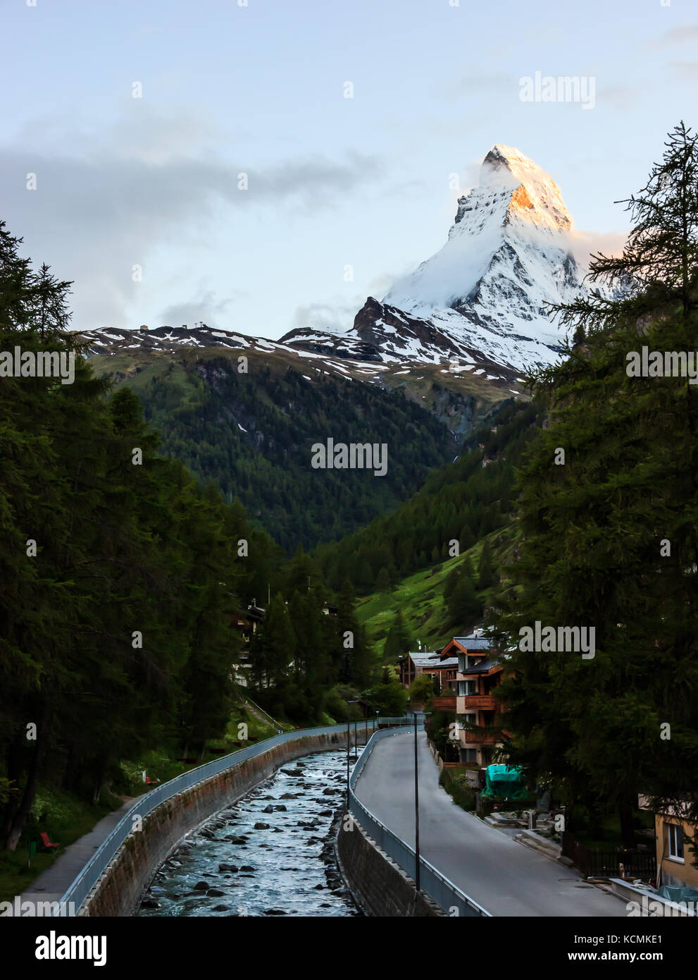 River vispa zermatt matterhorn hi-res stock photography and images - Alamy