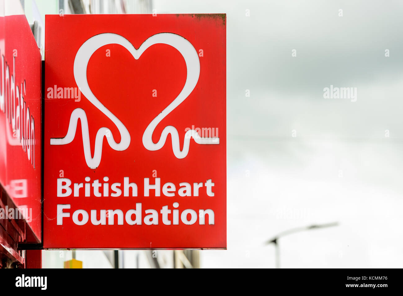 British heart foundation sign logo hi-res stock photography and images ...