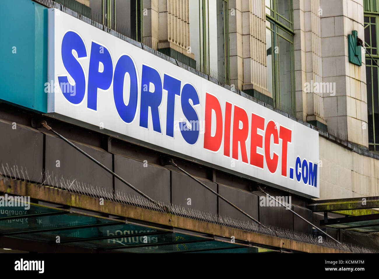 Northampton UK October 5, 2017: Sportdirect logo sign in Northampton ...