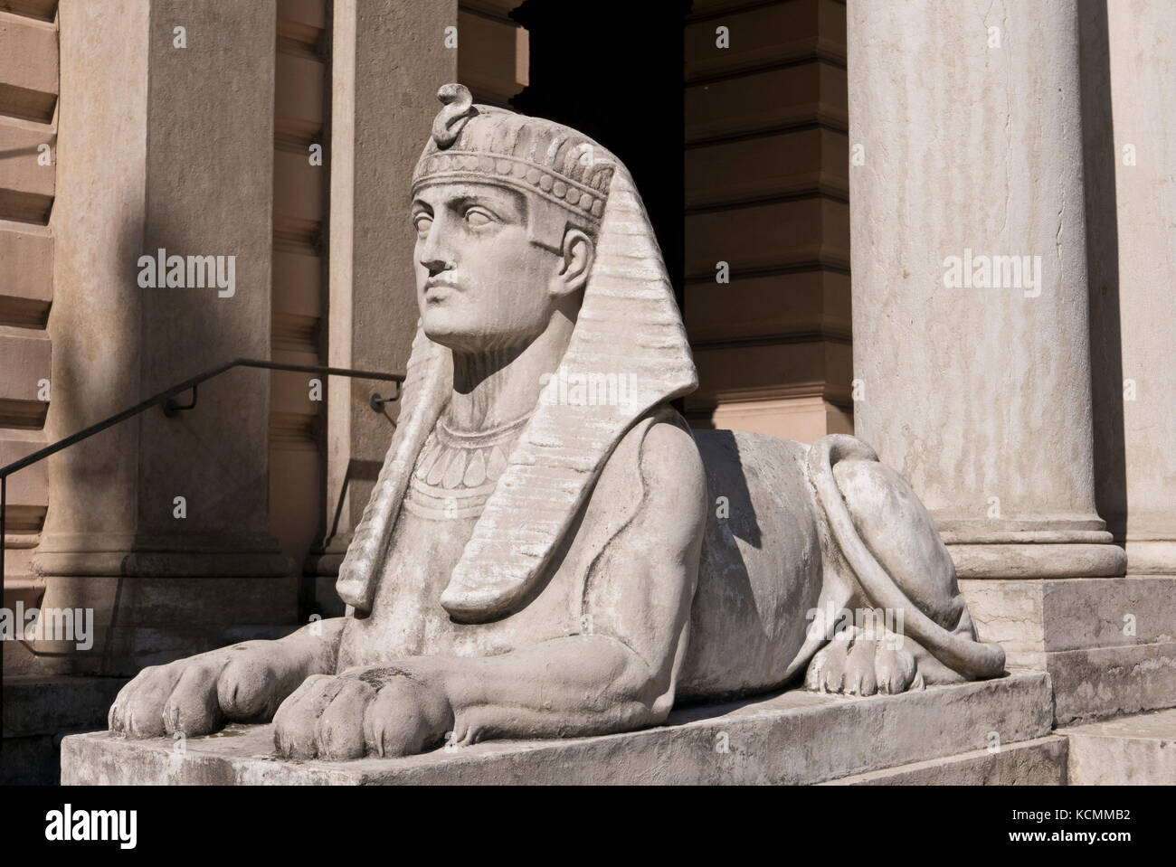 A Sphinx Statue outside the Ferdinand Museum, Innsbruck, Austria Stock ...