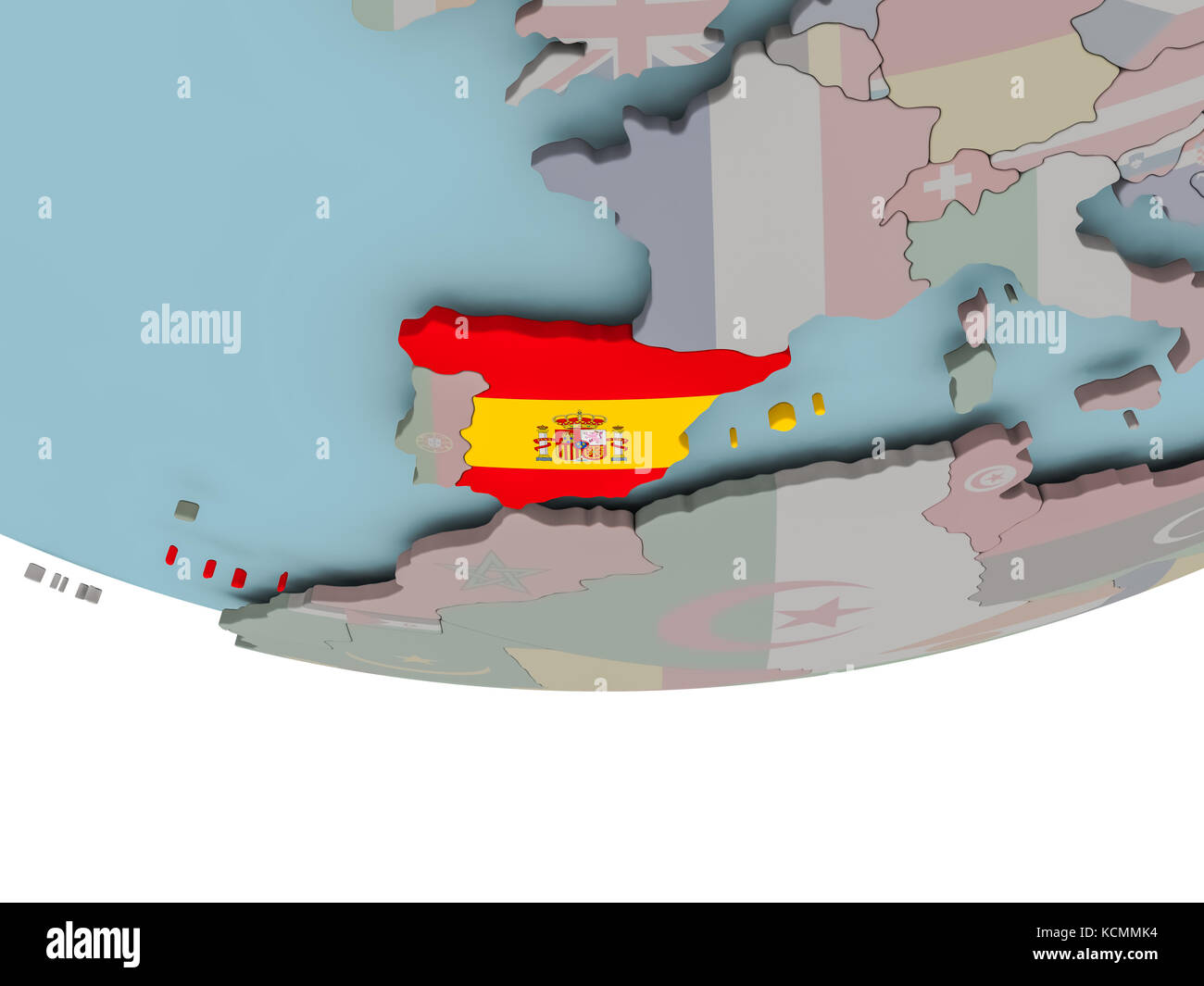 Spain embedded national flag hi-res stock photography and images - Alamy