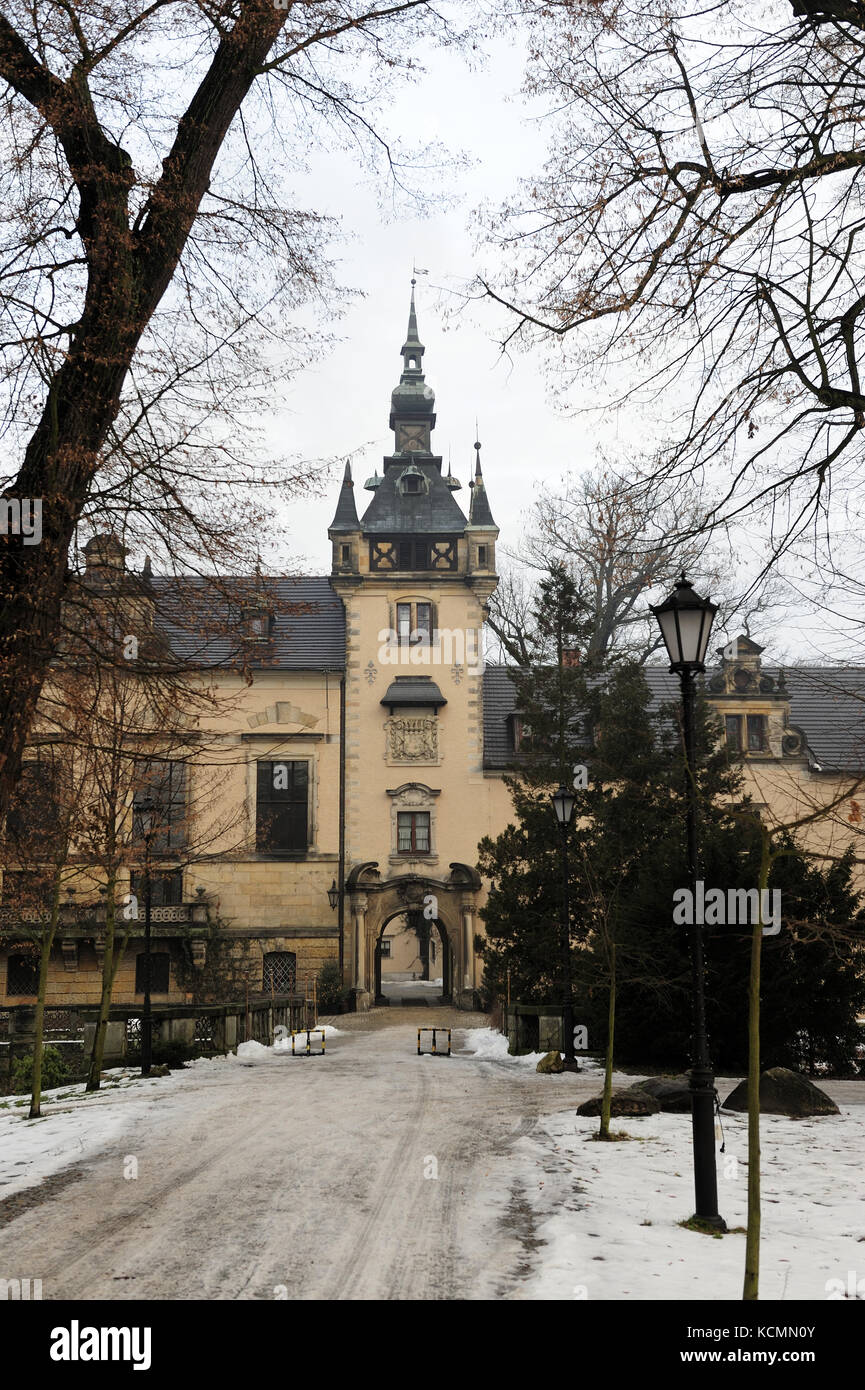 zamek, Kliczkow, castle, Polska, Poland, lower Silesia Stock Photo - Alamy