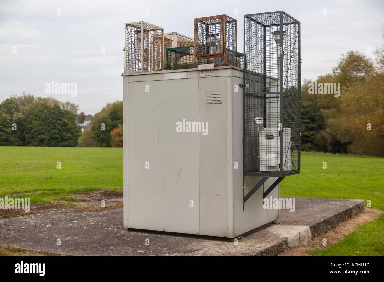 Pollution Monitoring Station Stock Photo - Alamy