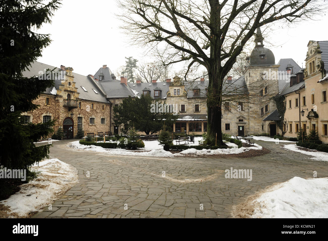 zamek, Kliczkow, castle, Polska, Poland, lower Silesia Stock Photo - Alamy
