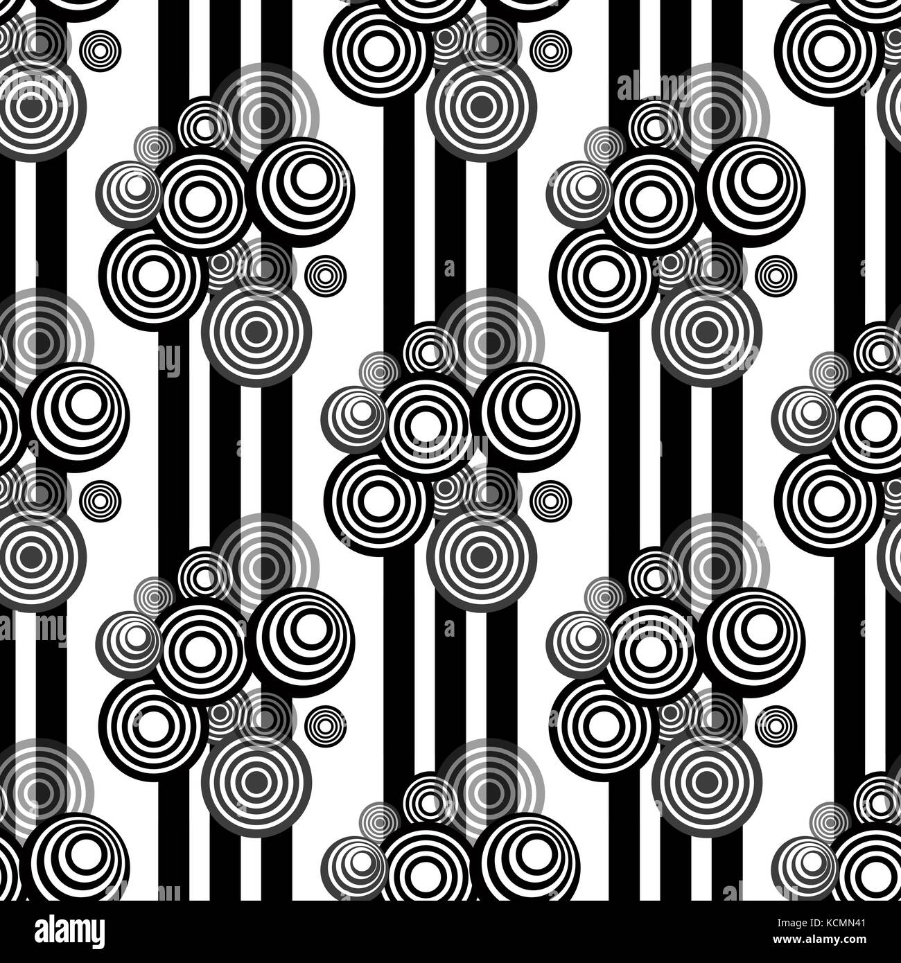Circle seamless pattern. Seamless circle vector illustration background ...
