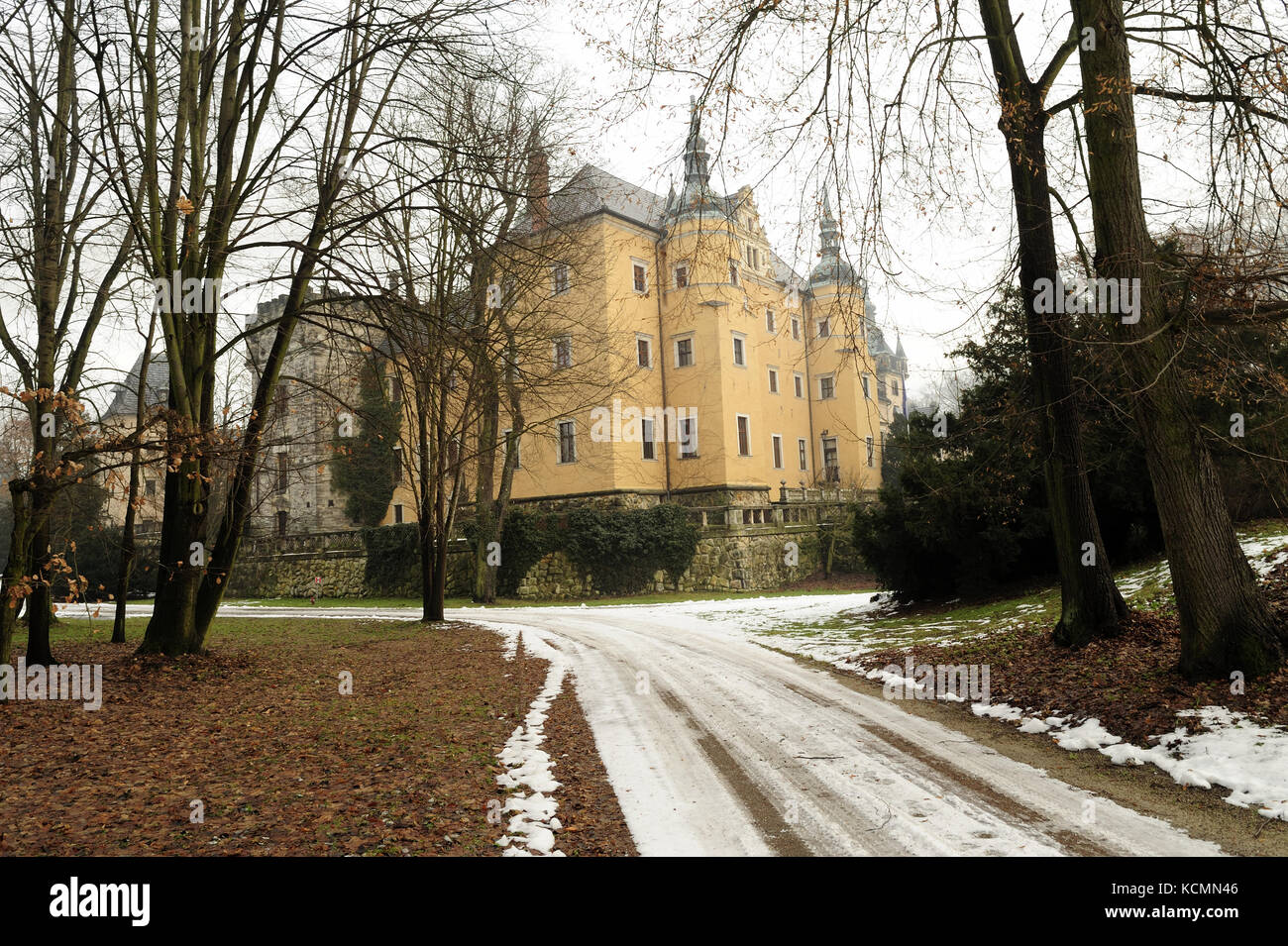 zamek, Kliczkow, castle, Polska, Poland, lower Silesia Stock Photo - Alamy