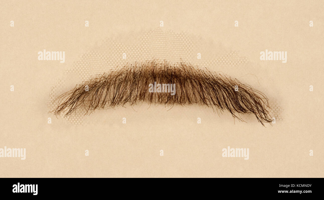 Artificial Mustache for Film and Theater Production Stock Photo - Alamy