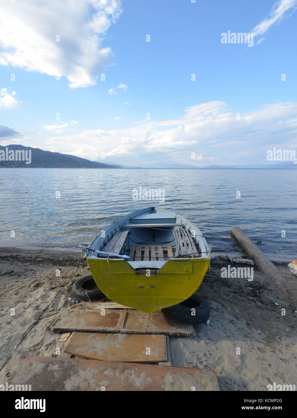 Picture of a Lake Ohrid, Pogradec, Albania Stock Photo - Alamy