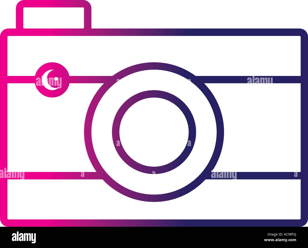 line digital camera technology to photography icon Stock Vector Image ...