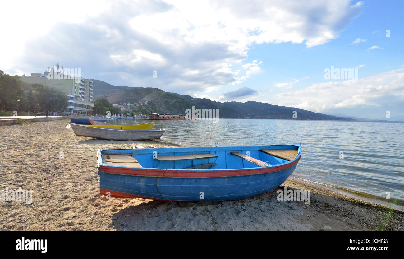 Picture of a Lake Ohrid, Pogradec, Albania Stock Photo - Alamy