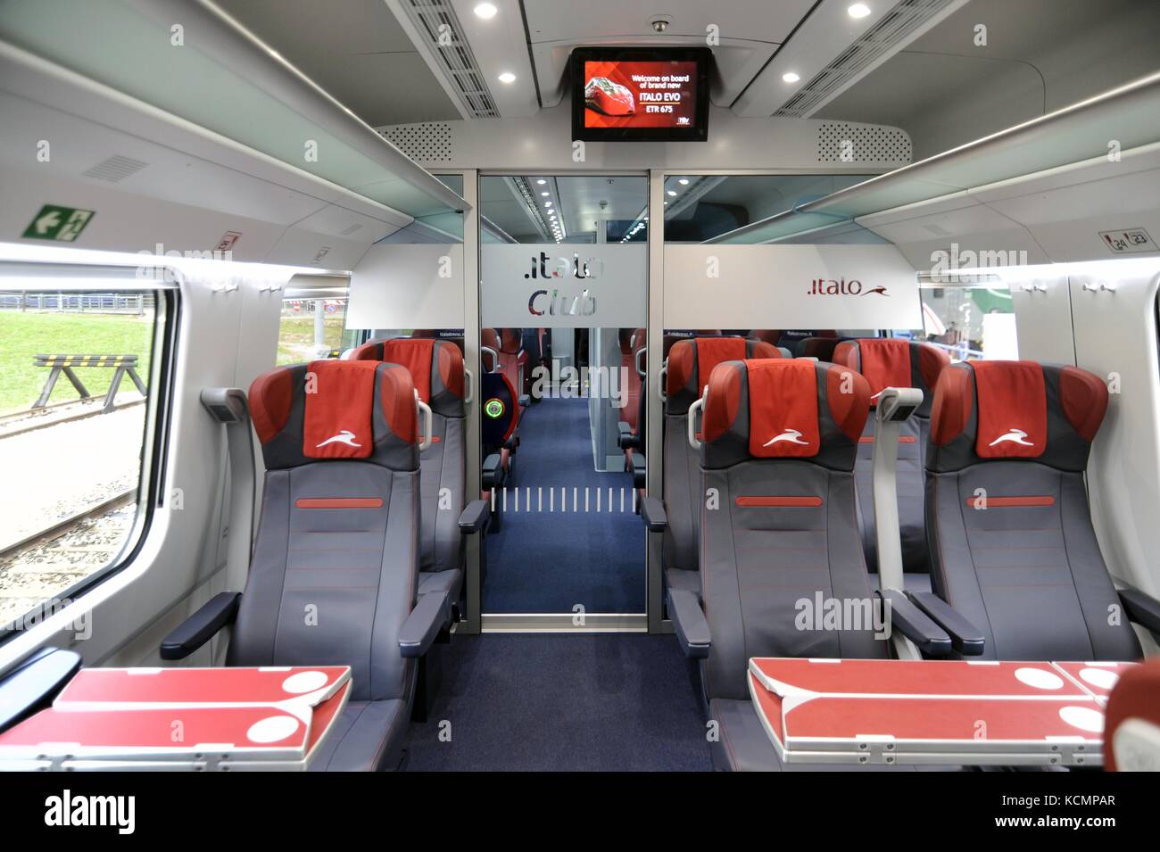 the Pendolino high-speed train produced by Alstom for the Italian ...