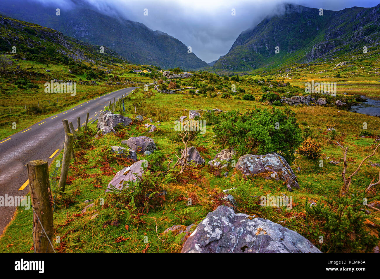 A View of wonderful Ireland beautiful countryside environment Stock ...