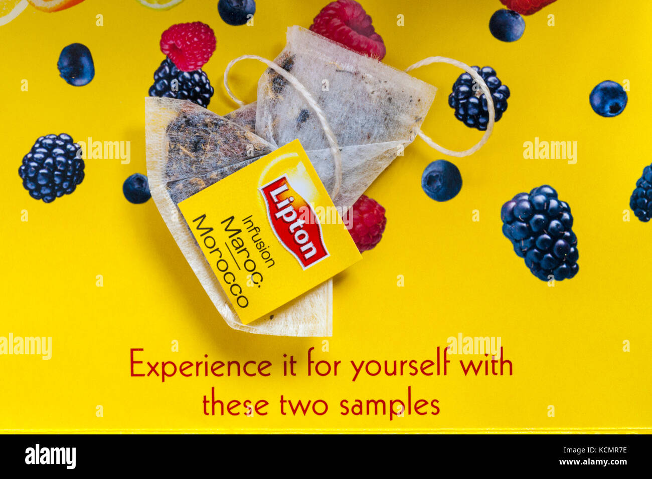 Lipton infusion maroc morocco hi-res stock photography and images - Alamy