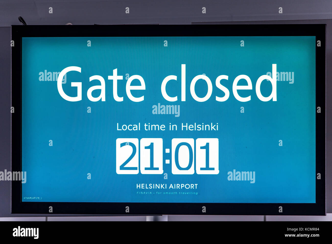 Airport gate closed boarding screen hi-res stock photography and images ...