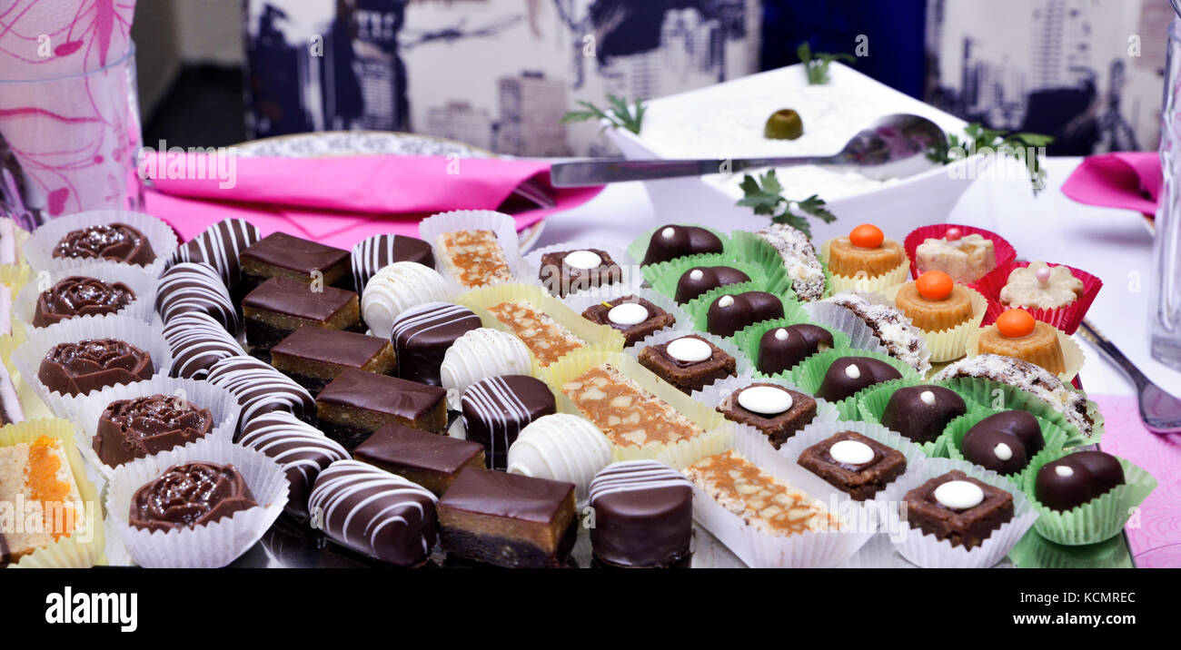 image of a various homemade bonbons,sweet food concept Stock Photo - Alamy