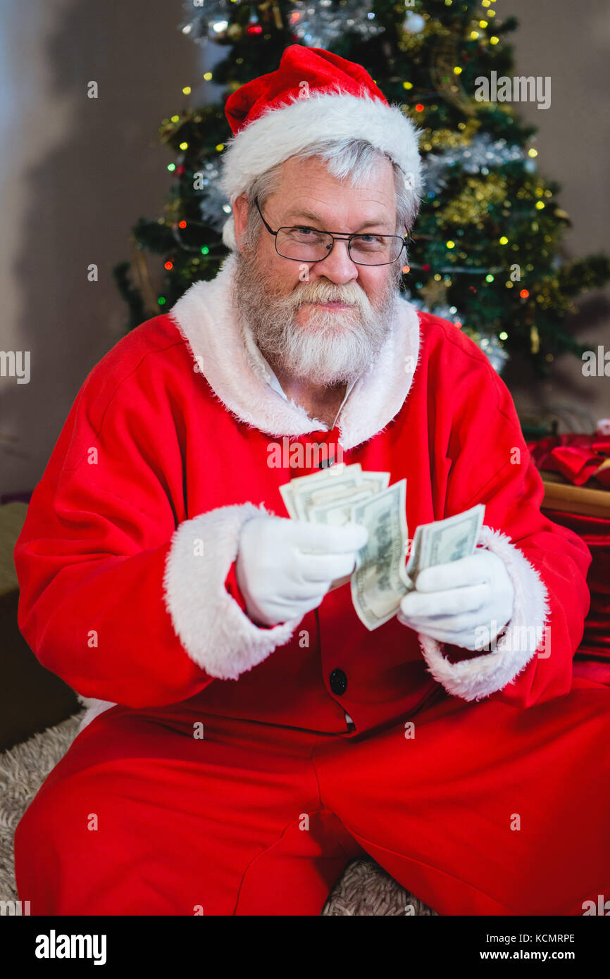 Santa bag cash hi-res stock photography and images - Alamy