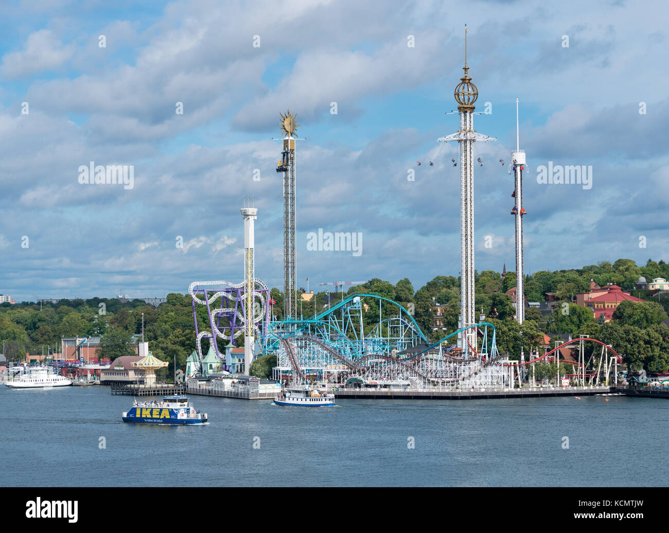 Grona Lund amusement park in Stockholm Stock Photo - Alamy