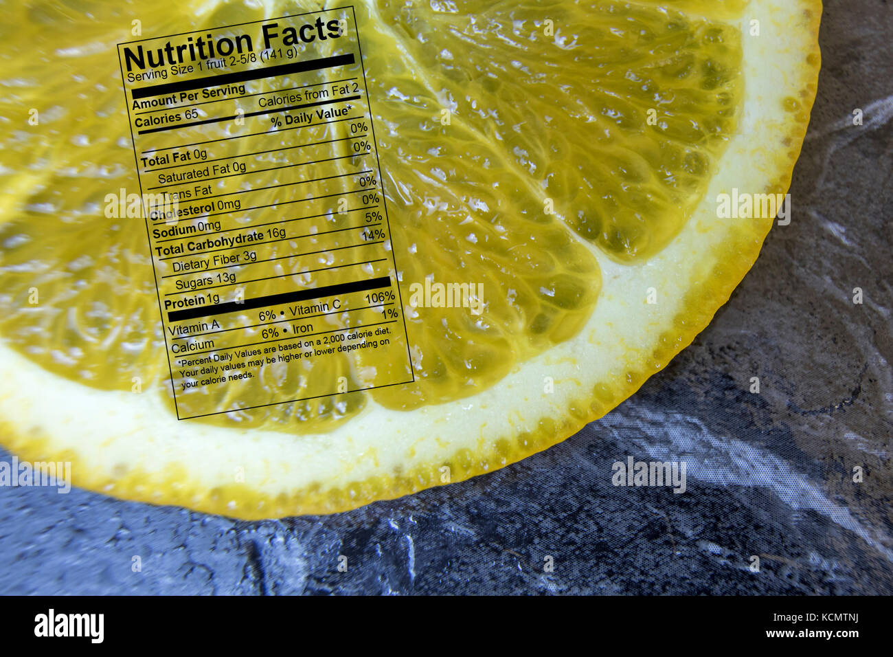 Close up food facts label hi-res stock photography and images - Alamy