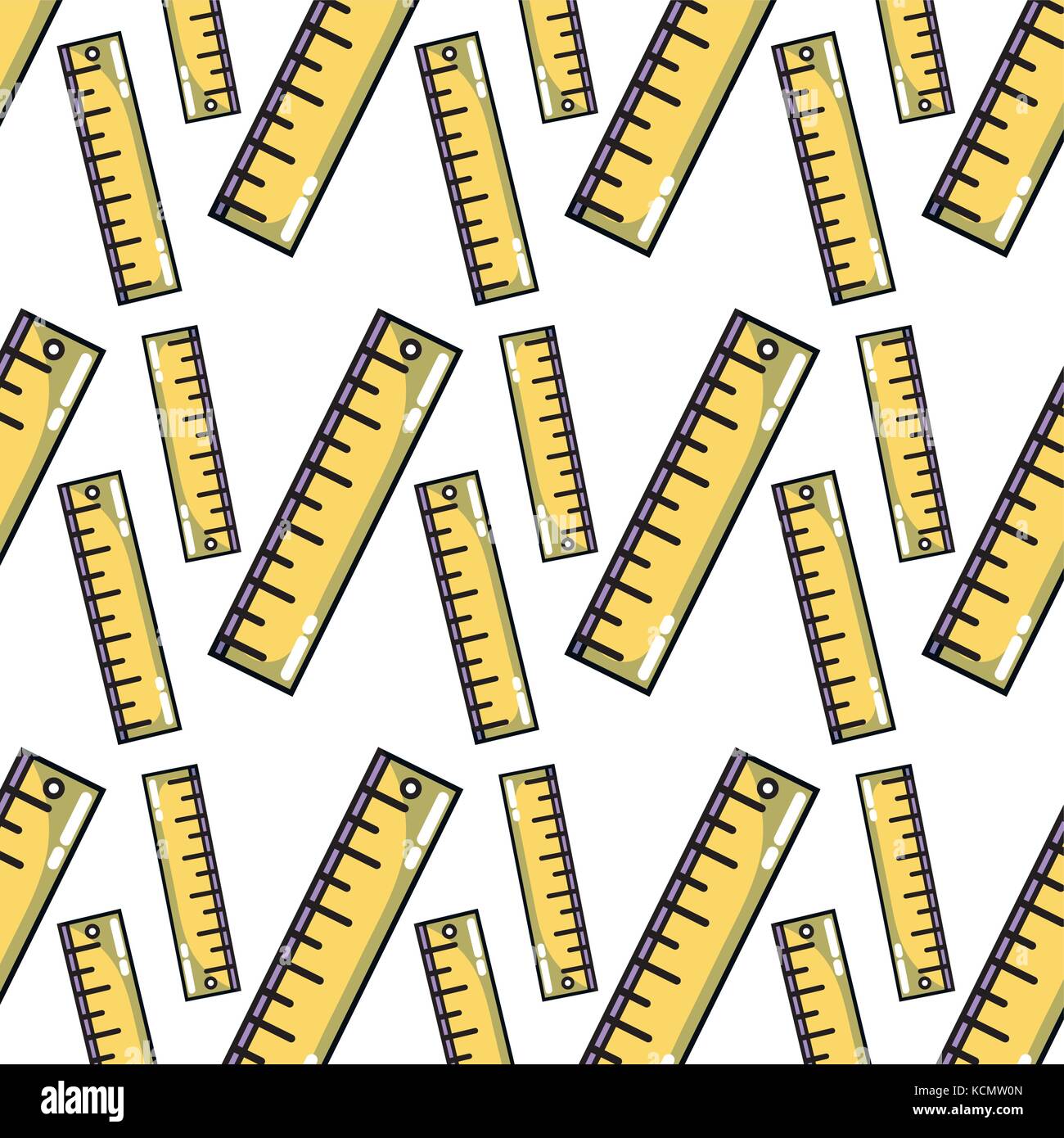 ruler design to school tool education background Stock Vector Image ...