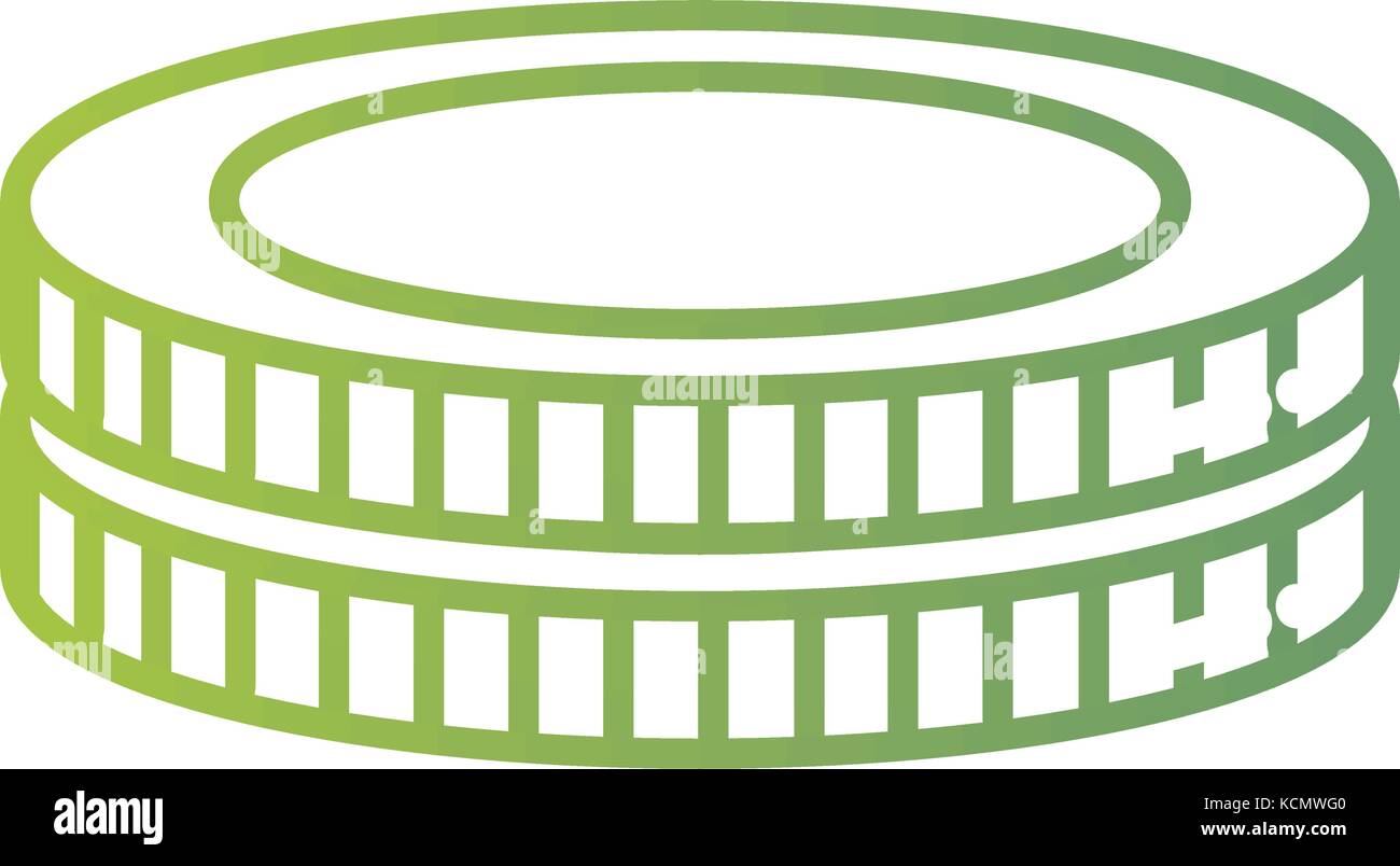 line coin money to cash currency Stock Vector Image & Art - Alamy