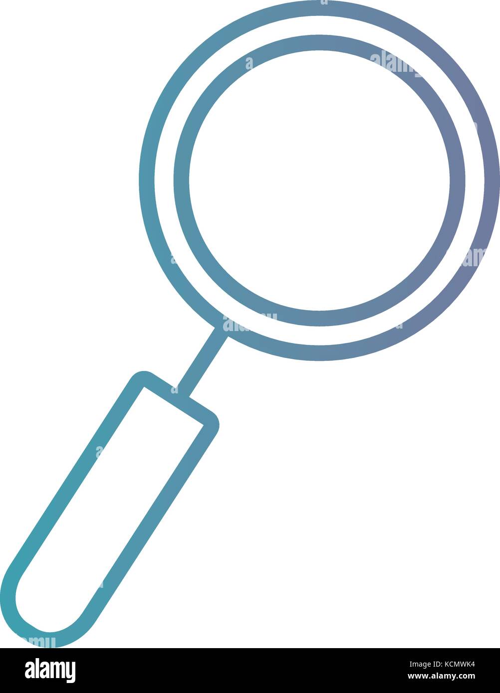 line magnifying glass instrument design Stock Vector Image & Art - Alamy