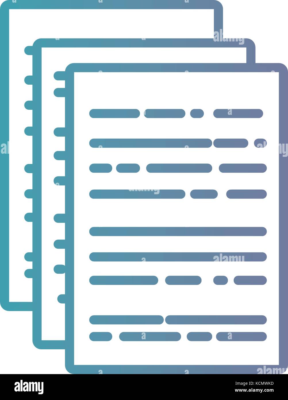 line business document paper office Stock Vector Image & Art - Alamy