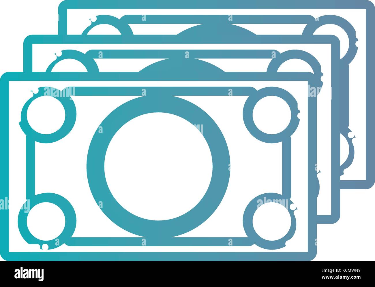 line bill cash money finance Stock Vector Image & Art - Alamy