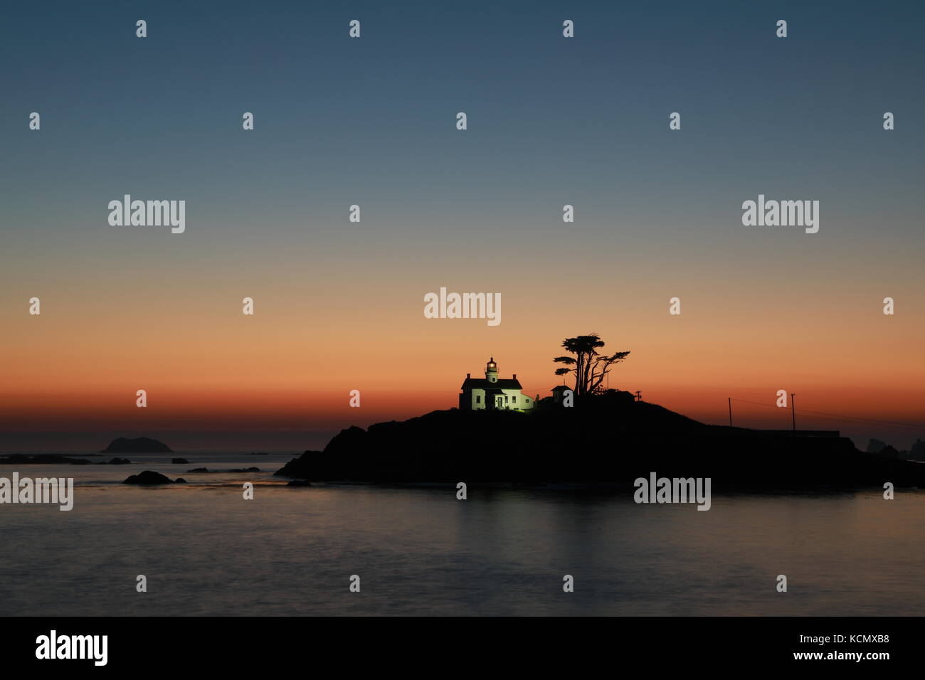 Battery Point Lighthouse California Stock Photo - Alamy